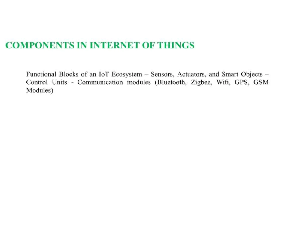 Scada and rfid - CP4251 - INTERNET OF THINGS UNIT I - INTRODUCTION ...