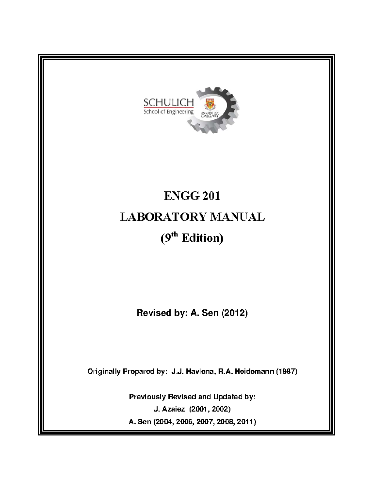 ENGG 201 Lab Manual - Revised September 2012 - PVT Experiment - ENGG ...
