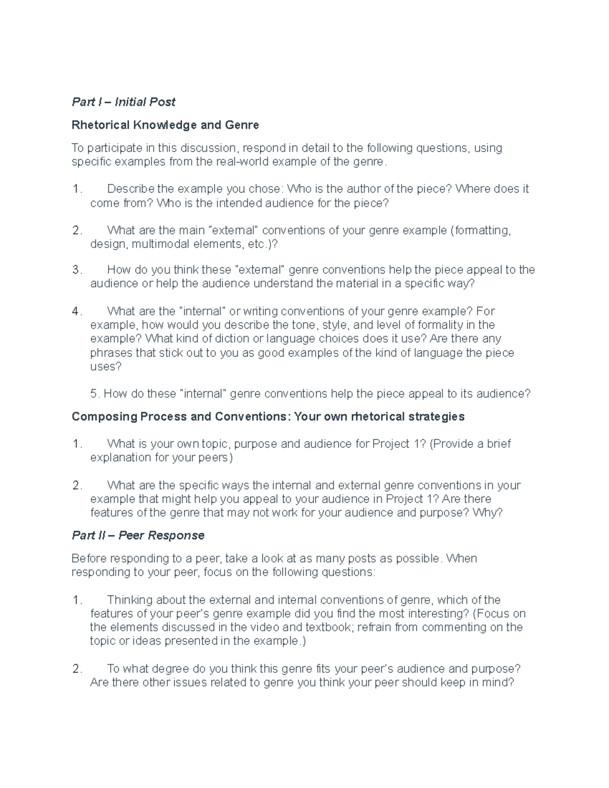 Project 1 Real-World Example Analysis-Genre - Part I – Initial Post ...