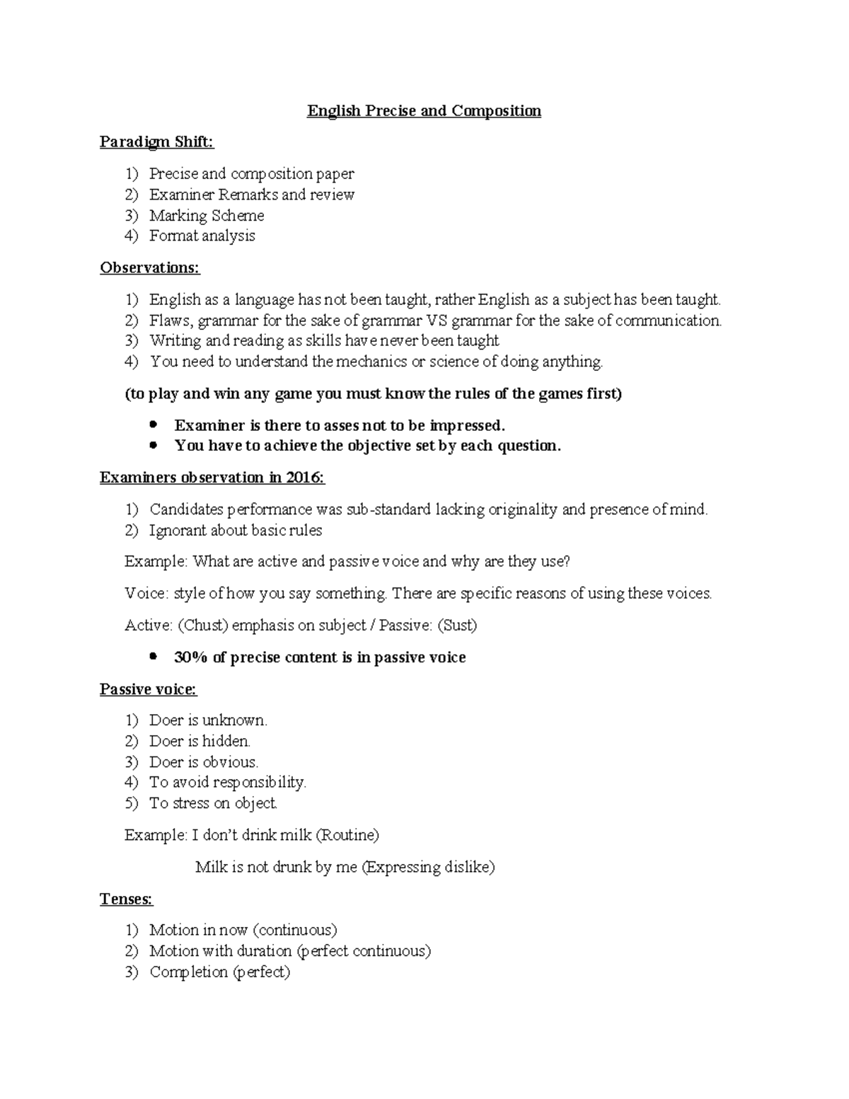Cracking English P&C paper a - English Precise and Composition Paradigm ...