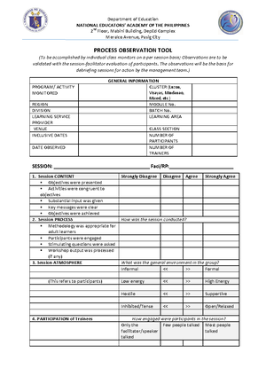 NEAP Program Evaluation - Department of Education NATIONAL EDUCATORS ...