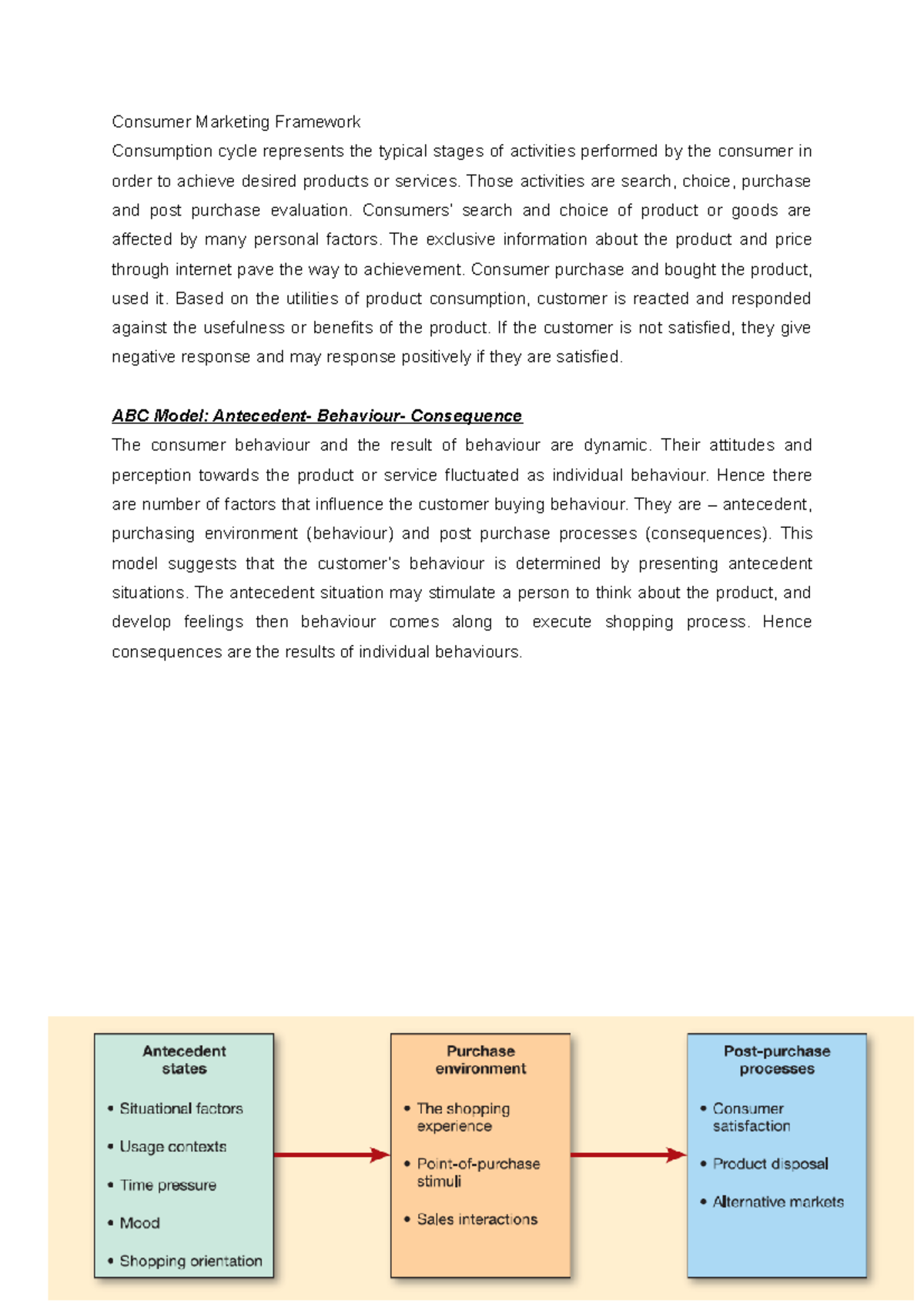 Consumer Marketing Framework - Consumer Marketing Framework Consumption ...