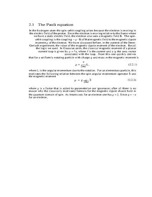 Intermolecular Interactions - H I Ii j n n n E = H X n n E(0) − E(0) j Lecture 33 ...