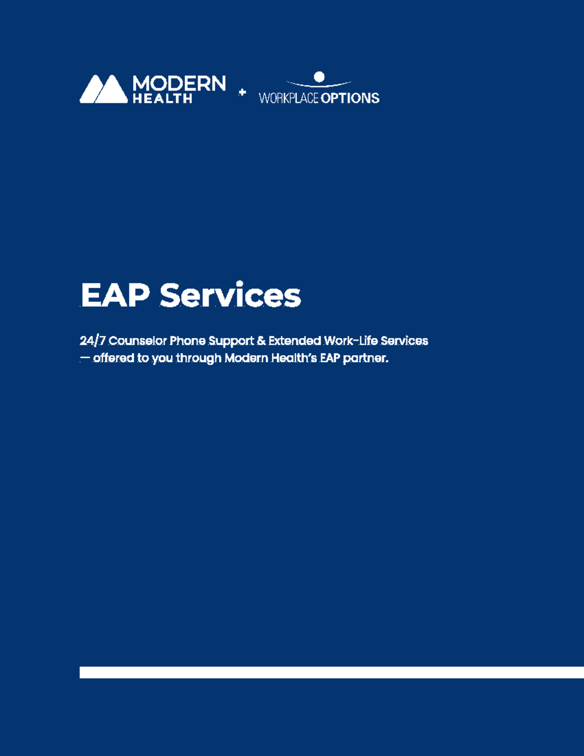 WPO+EAP+Launch+Packet+ - EAP Services 24/7 Counselor Phone Support ...