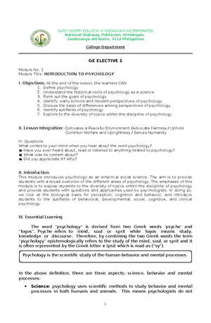 Max Scheler’s Hierarchy of Values - SAINT JOSEPH COLLEGE OF SINDANGAN ...