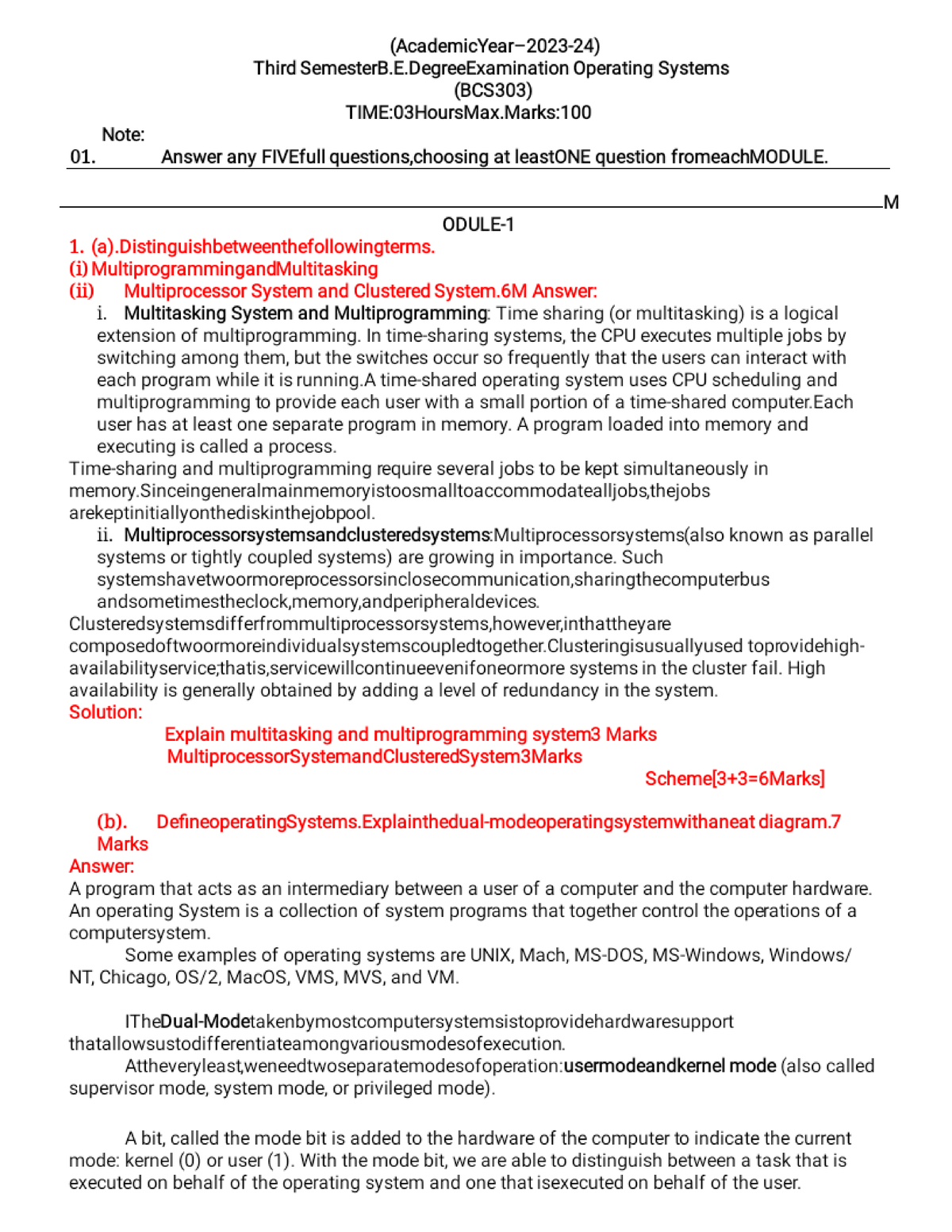 BCS303- Model Paper Solution - Data Structures and Application - Studocu