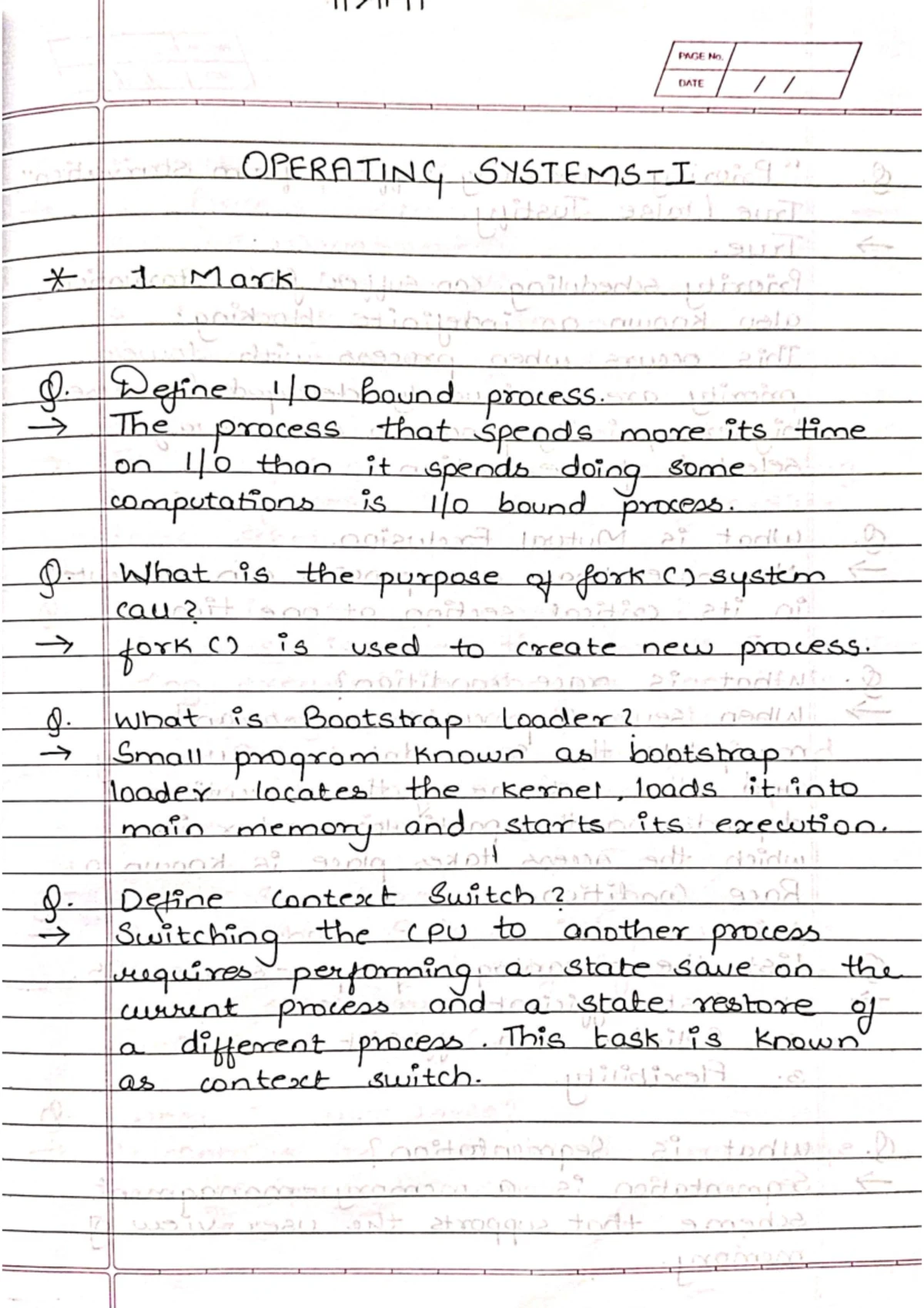 Pdf 1 - Imp questions for cyber security - classmate Date I Page Cyber ...