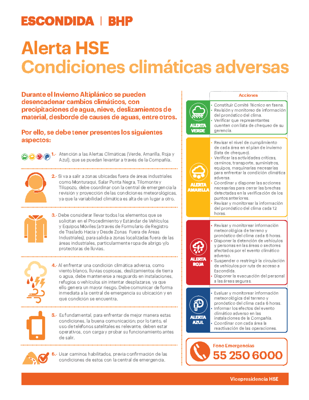 Alerta HSE Condiciones climáticas adversas - Alerta HSE Condiciones ...
