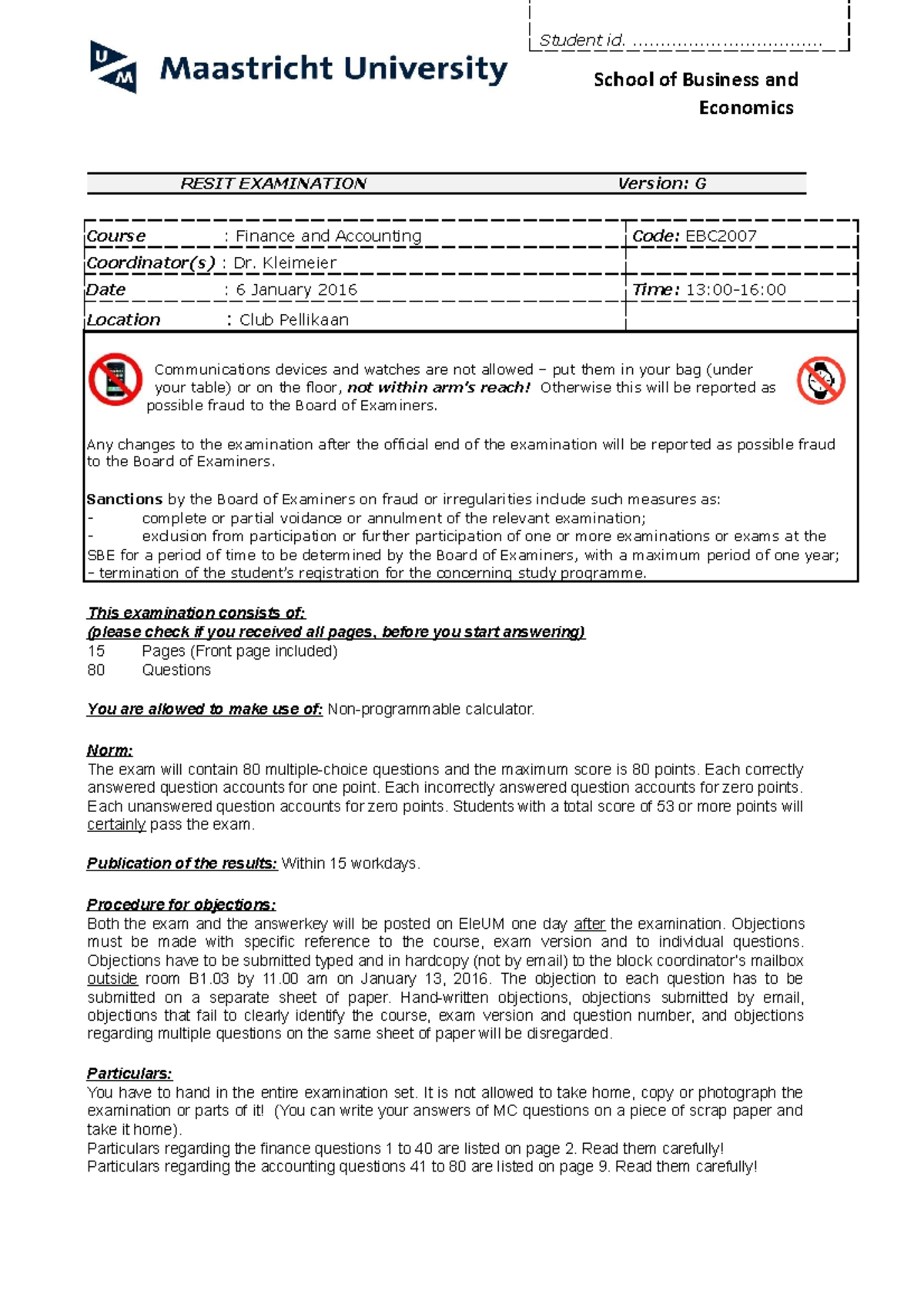 F and A 2015 16 Resit Jonathan solved - School of Business and ...