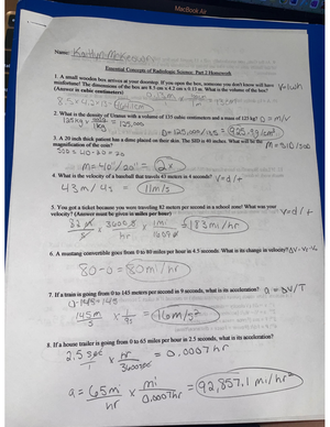 Essential Concepts of Radiologic Science - RADI 121 - Studocu