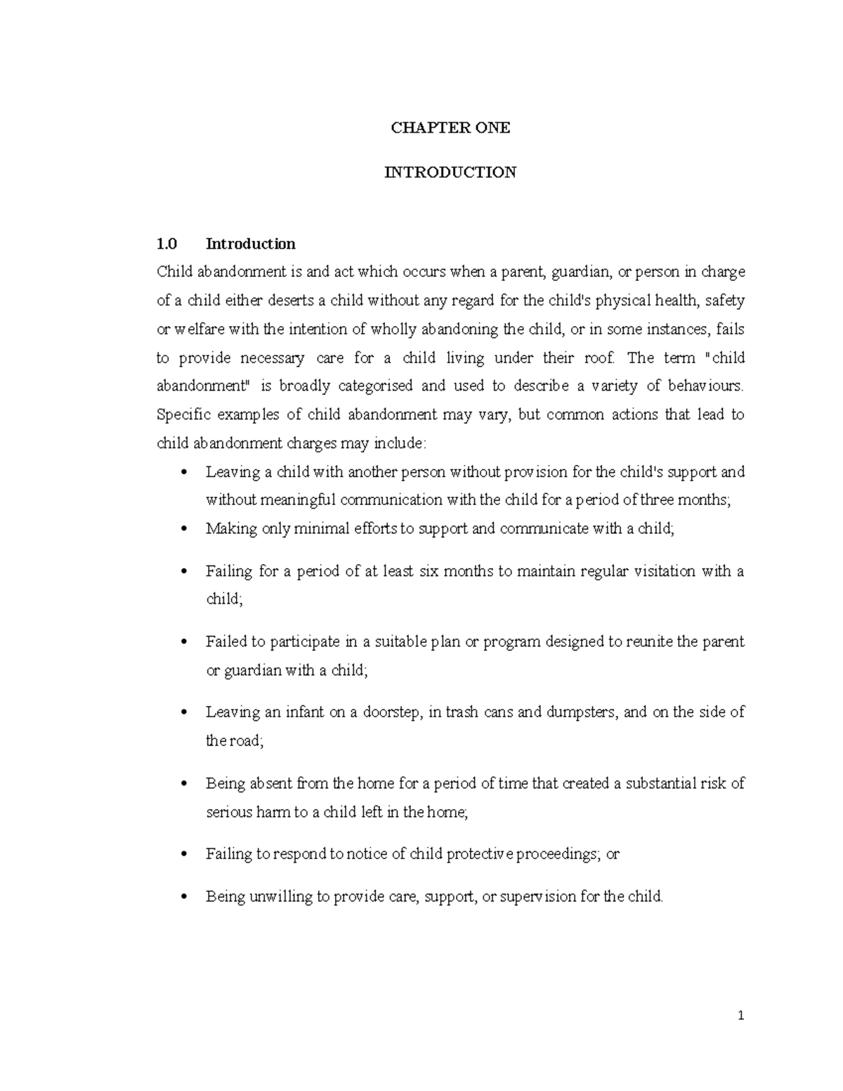 Compilation 4 Chapters FYP 21 - CHAPTER ONE INTRODUCTION 1 Introduction ...