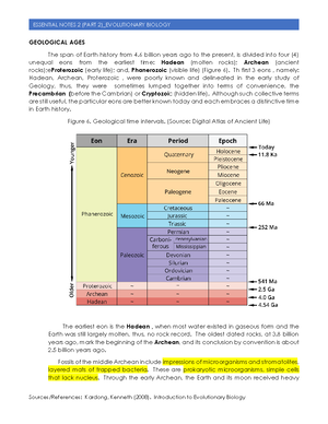 Examining Fossils - Lecture notes 1-6 - Examining the Fossil Record ...
