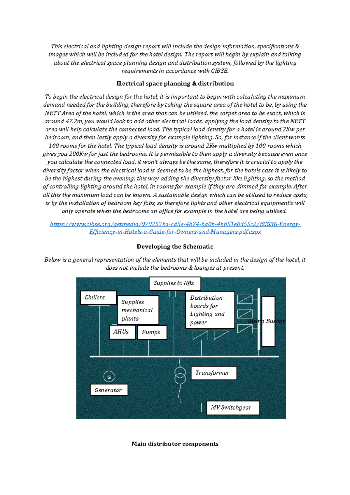 Electrical space planning and distribution - This electrical and ...