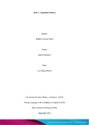 Activities guide and evaluation rubric - Unit 1- Task 1 - Main Concepts - Universidad Nacional ...