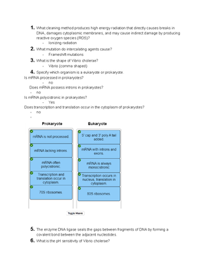 MCRO 251 Lab Final Study Guide - LAB 7: November 6 & 8 Lab Quiz In ...