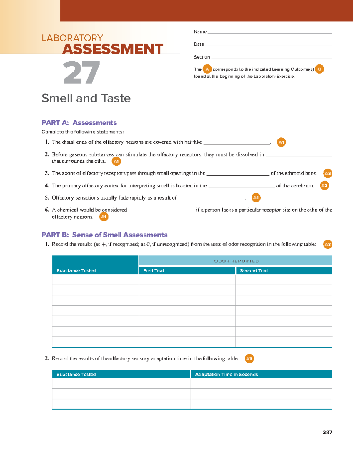 Ex 27 Lab Results - Name ...