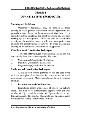 MBA Quantitative Techniques and Analytics 04 - Sampling Introduction to ...