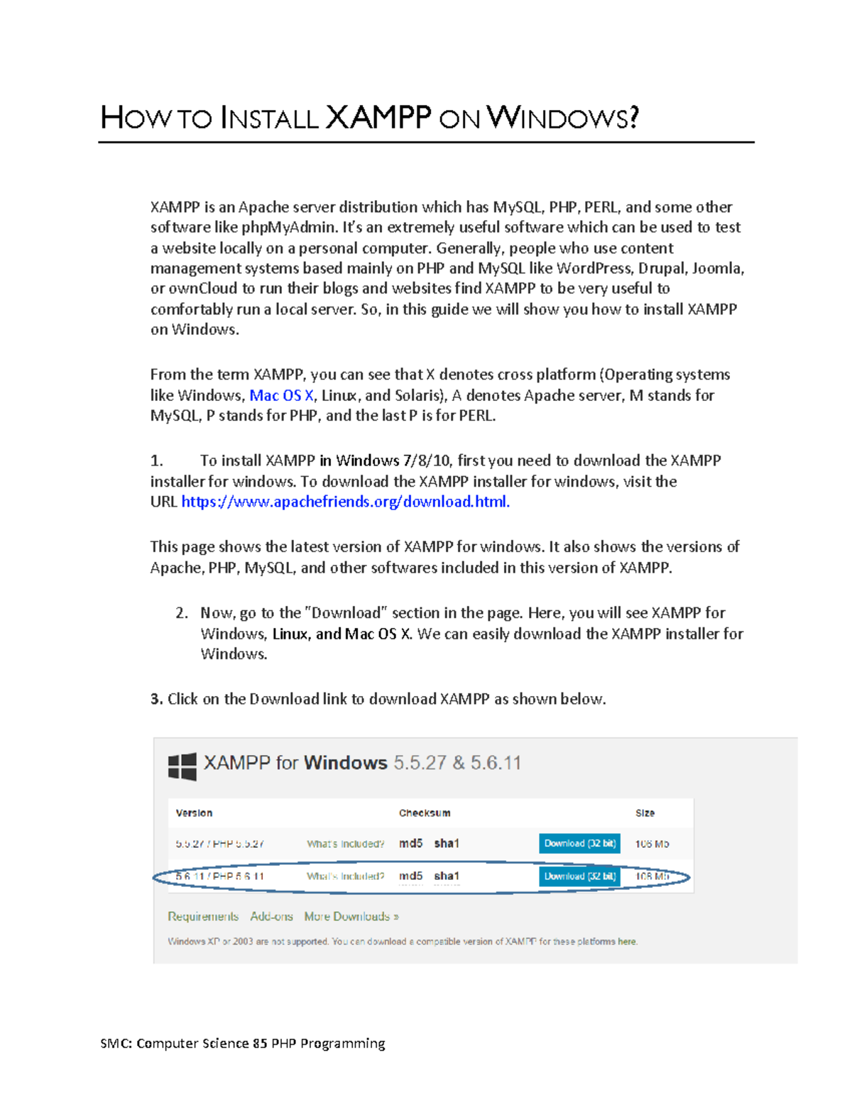 1Install Xamppwindows - HOW TO INSTALL XAMPP ON WINDOWS? XAMPP is an ...
