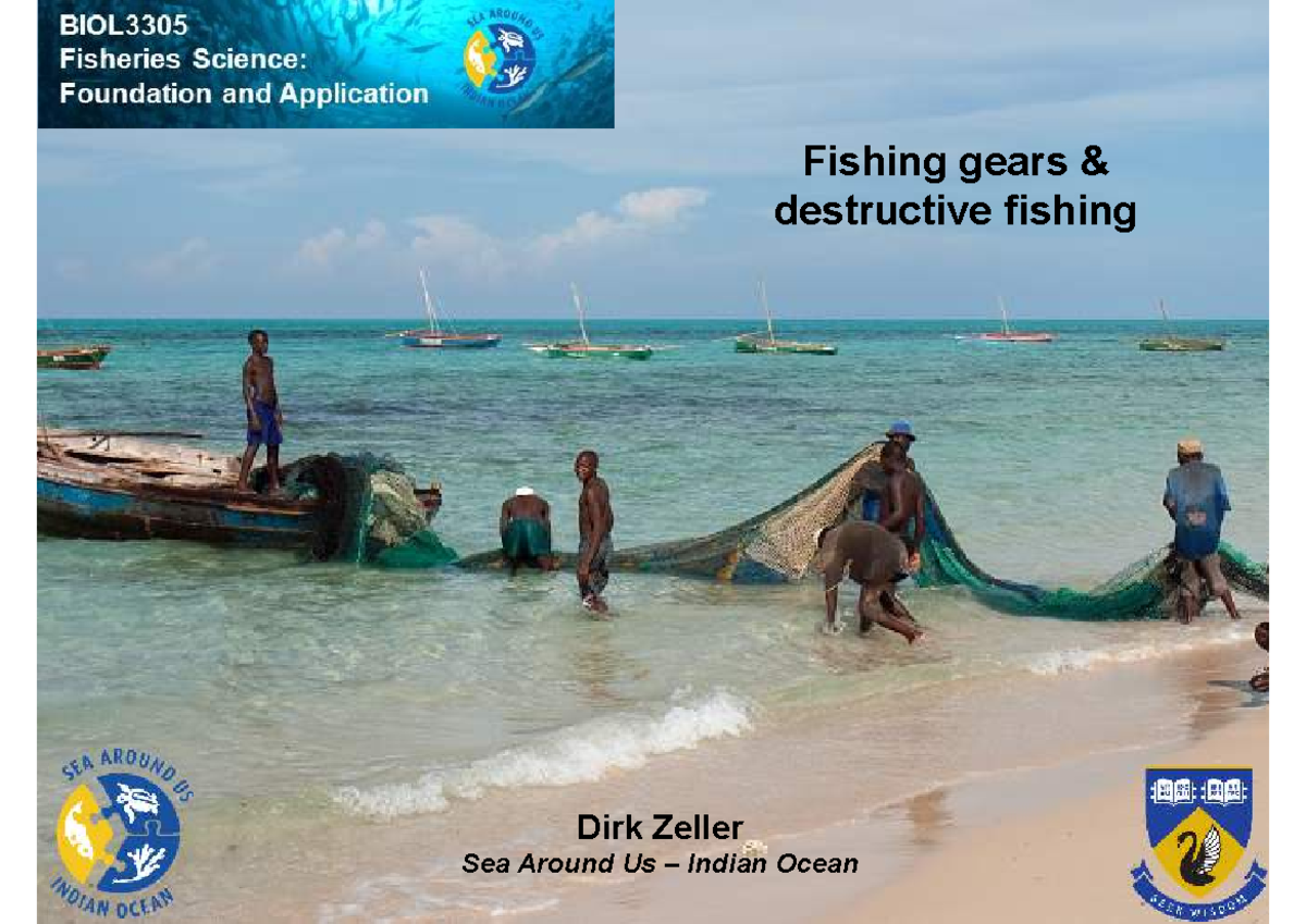 Zeller-BIOL3305-Lec-8-Gears&destructive fishing-2024 - Fishing gears ...
