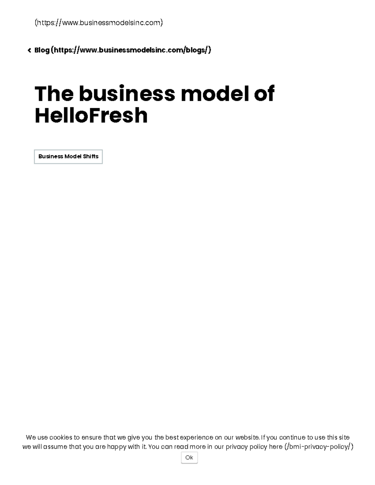 The business model of Hello Fresh - Business Models Inc - The business ...