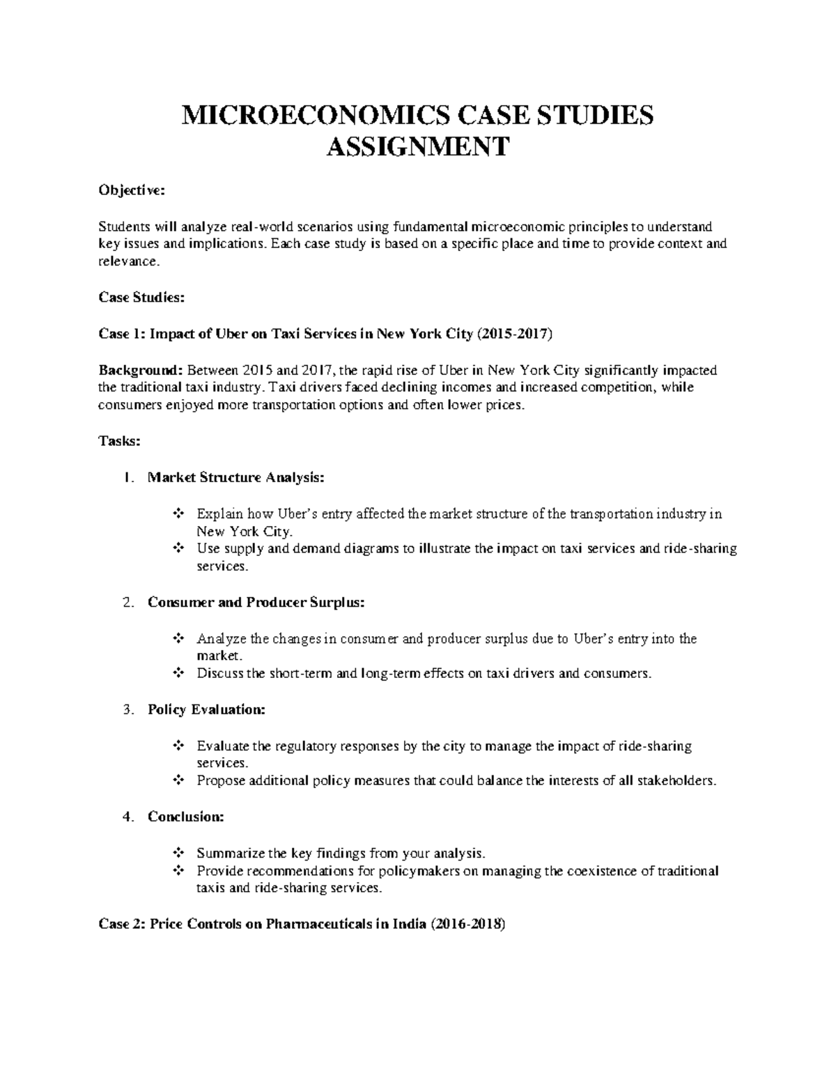 Group Assignment ECO111 (MKT1912) - MICROECONOMICS CASE STUDIES ...