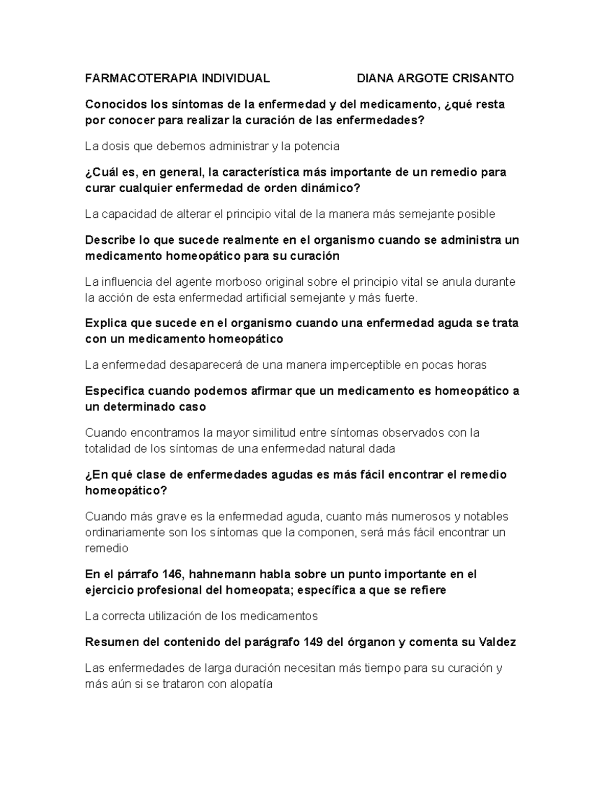 Farmacoterapia Individual - FARMACOTERAPIA INDIVIDUAL DIANA ARGOTE ...