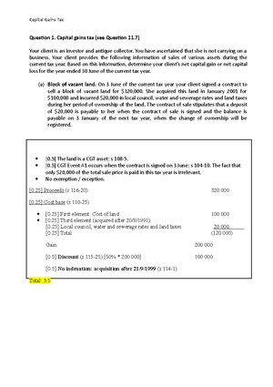 Income Tax Tutorial Question - ACC TOPIC THREE: ACCOUNTING FOR INCOME ...