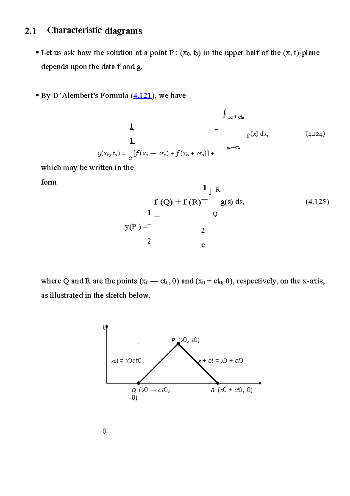 FS-PDE-26 - Characteristic diagrams - 2 Characteristic diagrams • Let ...