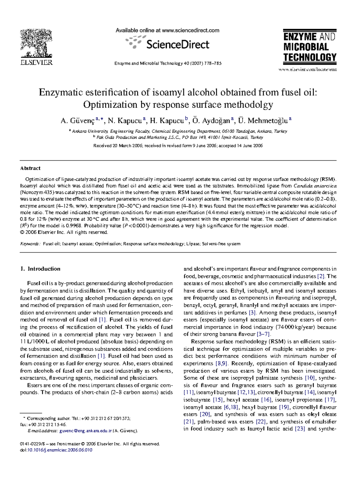 10.1016@j.enzmictec.2006 - Enzyme and Microbial Technology 40 (2007 ...