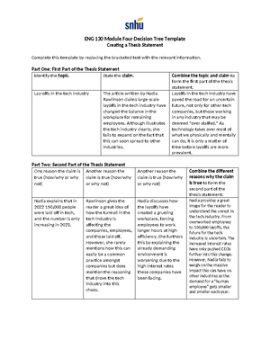 SNHU 107 Module Four Journal - Submit for grading and feedback. Refer ...