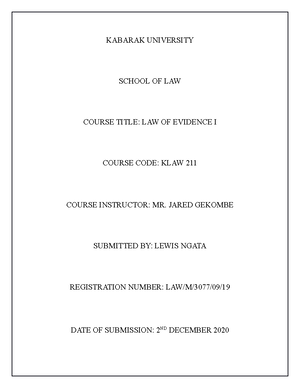 Sample ILC Draft Article 1 - 20 TH SESSION OF THE KENYA MODEL UNITED ...