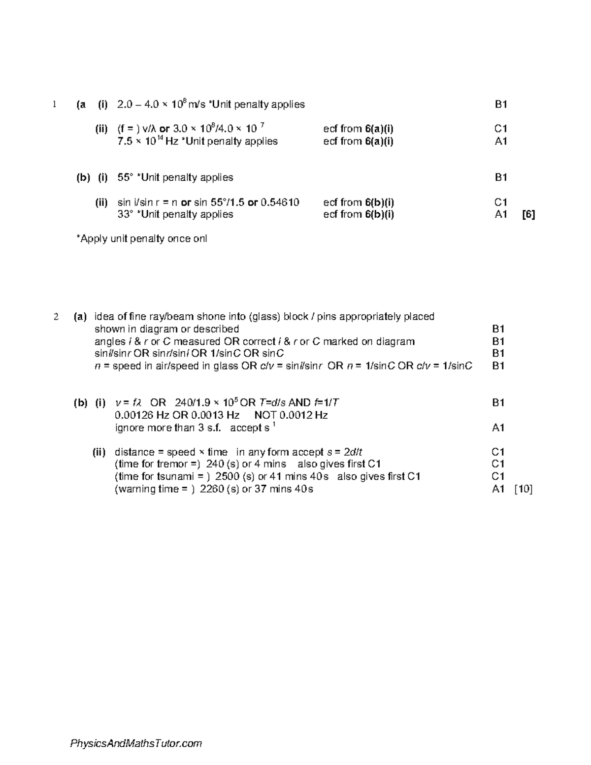 Light 9 MS - physics revision for homework and test and practice exams ...
