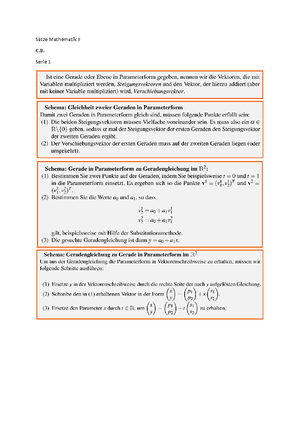 Diskmat Cheat Sheet - HS23 - Mathematik II - Studocu