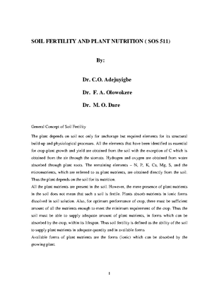 Soil mechanics NOTE - Soil Science - Studocu