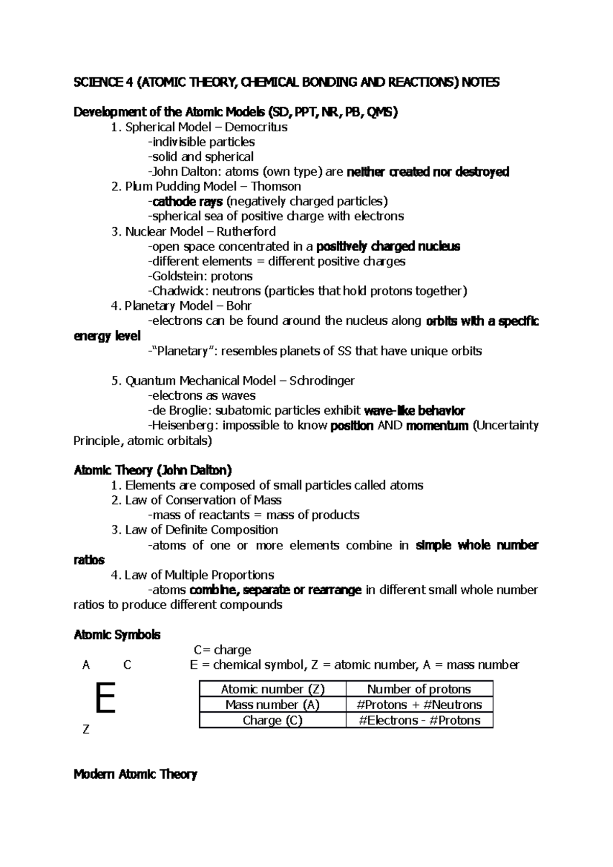 Science 4 Reviewer - complete guide for your course. - SCIENCE 4 ...