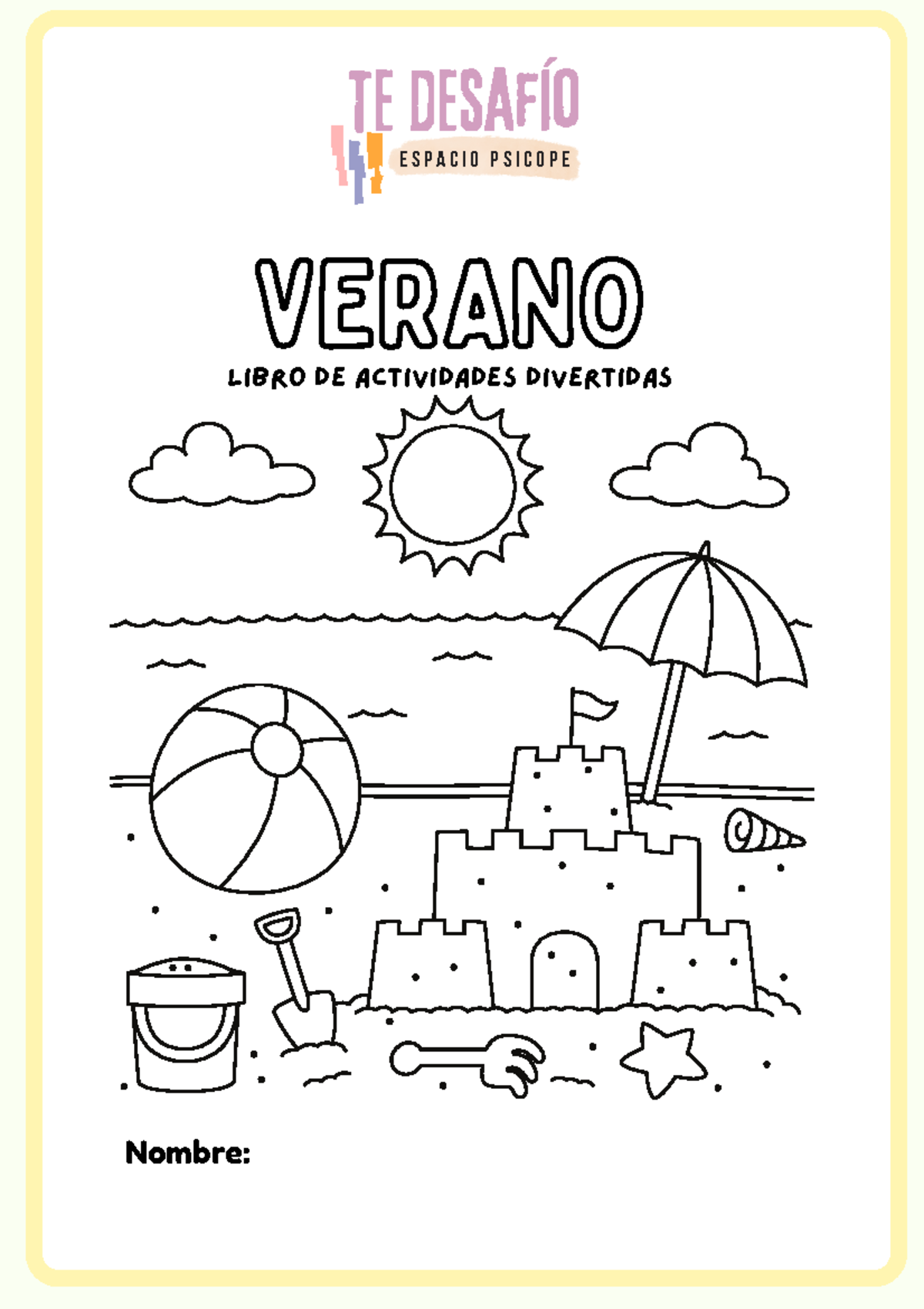 Cuadernillo DE Verano 20240118 144750 0000 - VERANO Nombre: Libro de ...