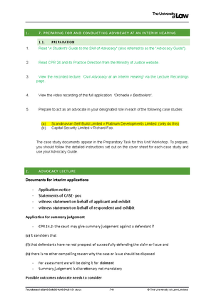 Settlement/part 36 offer - SETTLEMENT AND PART 36 OFFERS What is the ...