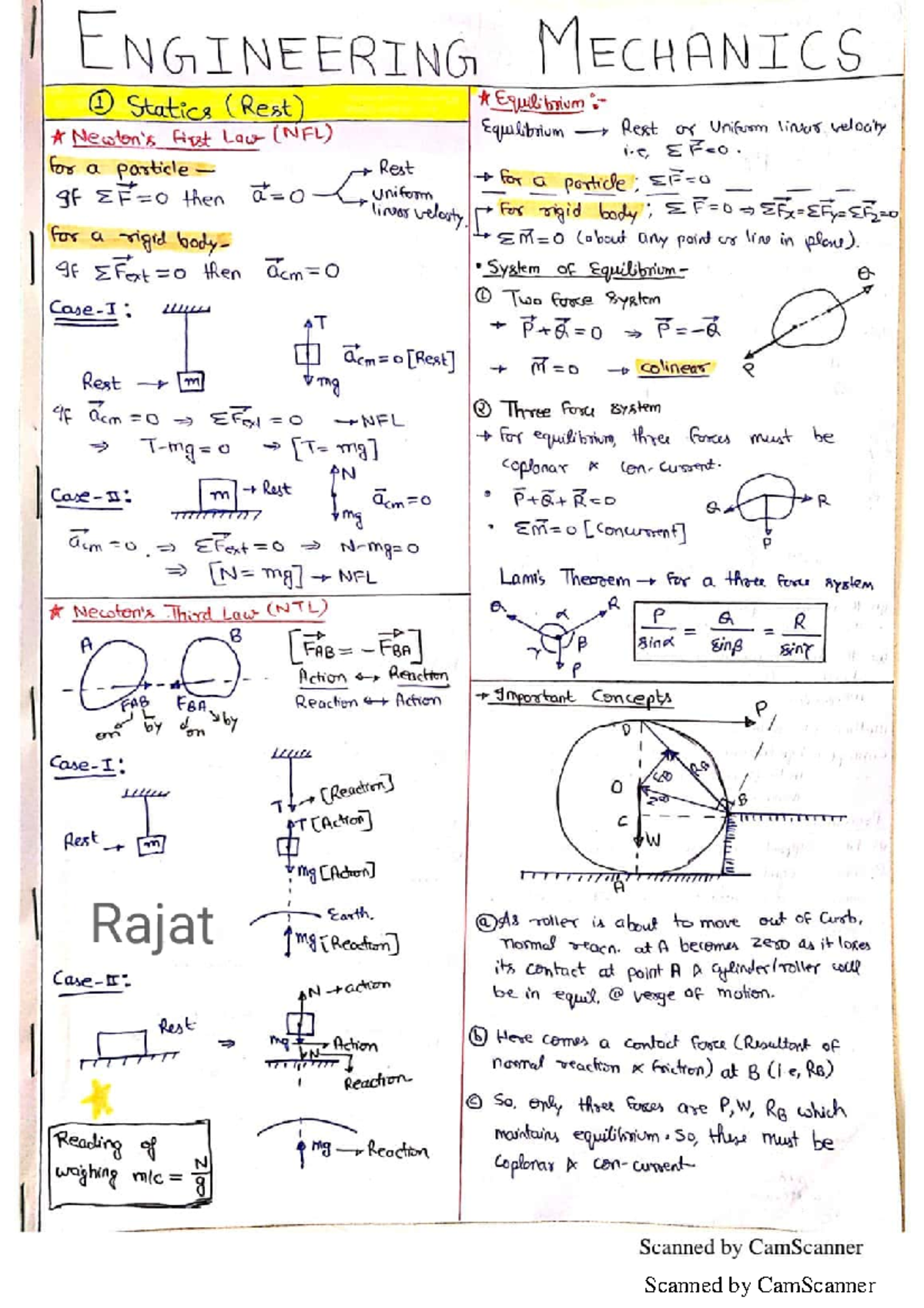 Mechanics full revision GATE-2021 - B Tech Mechanical - Studocu
