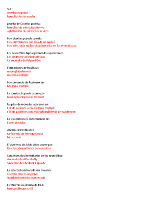 ICSH recommendations for the standardization of nomenclature and ...