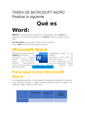 Semana 16 informatica aplicada - Indicaciones específicas: BASE DE ...
