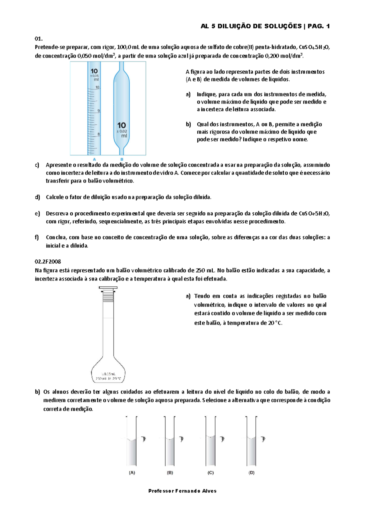 FQ Q10 AL 5 Diluicao - bvn fghnb vhgtfr6hhcn bvgy - AL 5 DILUIÇÃO DE ...