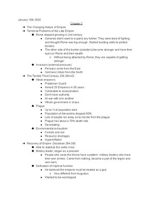 History 101 Chapter 8 - Prof. Karl Loewenstein - January 16th 2020 ...
