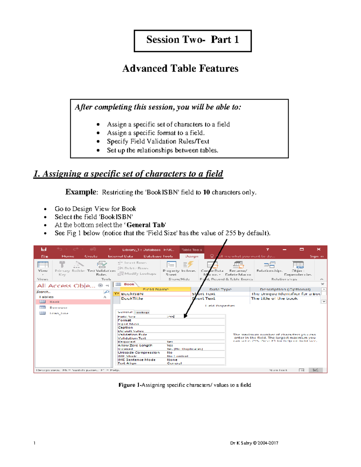 Lab2 - Lab 2 - Advanced Table Features 1. Assigning a specific set of ...