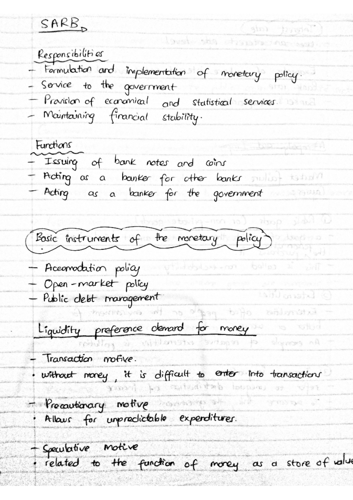 Macro-Economics - These are DP revision notes that are summarized to ...