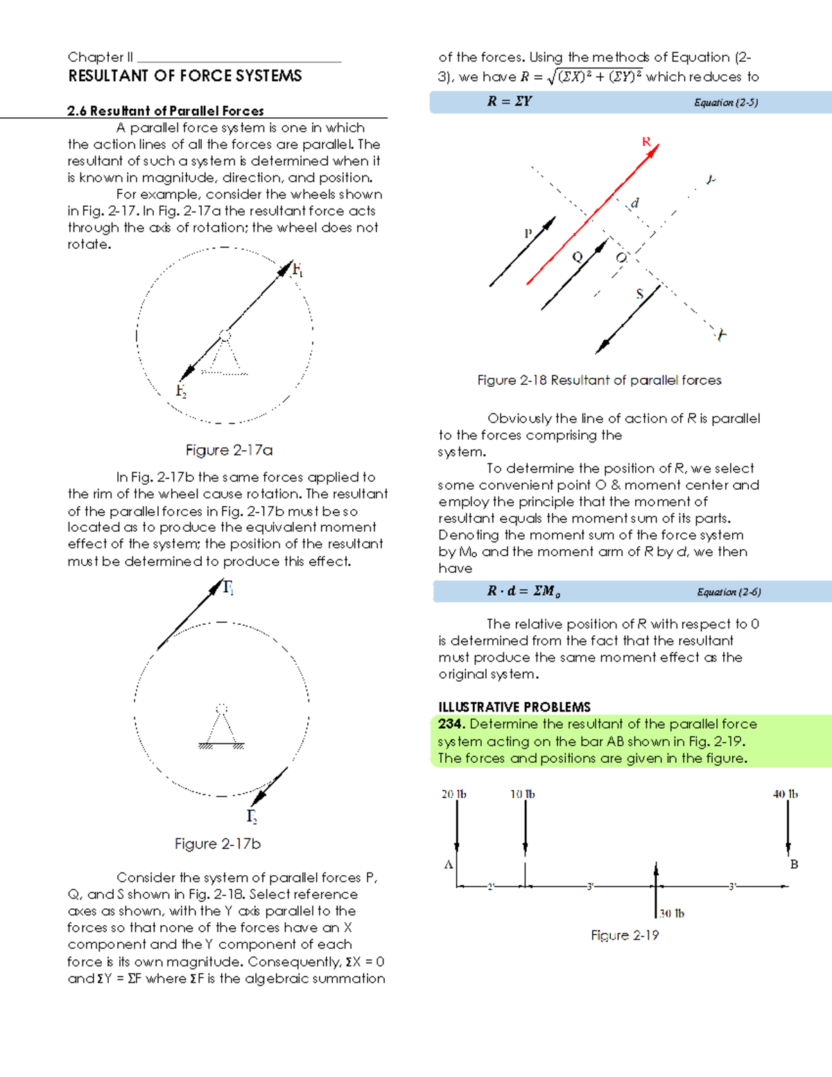 Chapter 2.2 - Resultant of a Force - Chapter II RESULTANT OF FORCE SYSTEMS 2 Resultant of ...