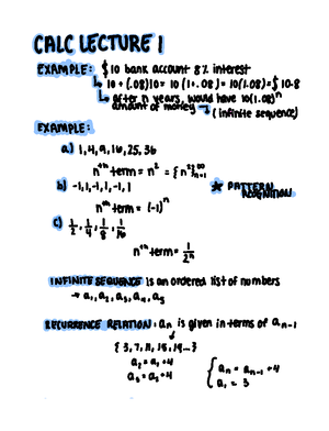 Calculus Lecture 10 (06-02-22) - CALC LECTURE 10 getstarted a Élan x ul ...