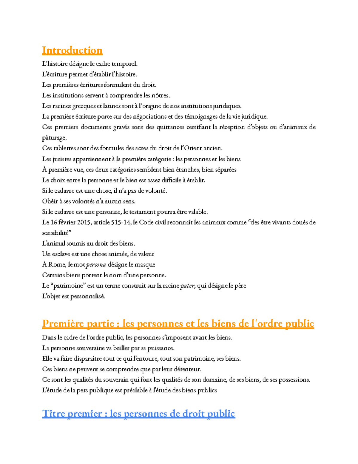 HDBP - Cours complet - Introduction L’histoire désigne le cadre ...