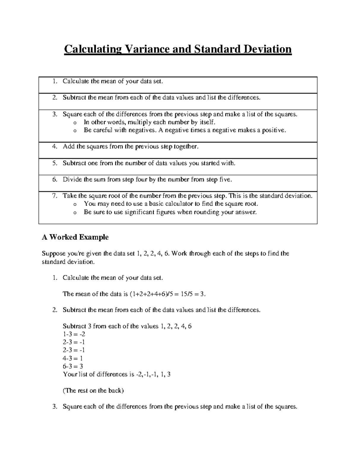 Calculating Varianceand Standard Deviationbyhand-1 - Calculating ...