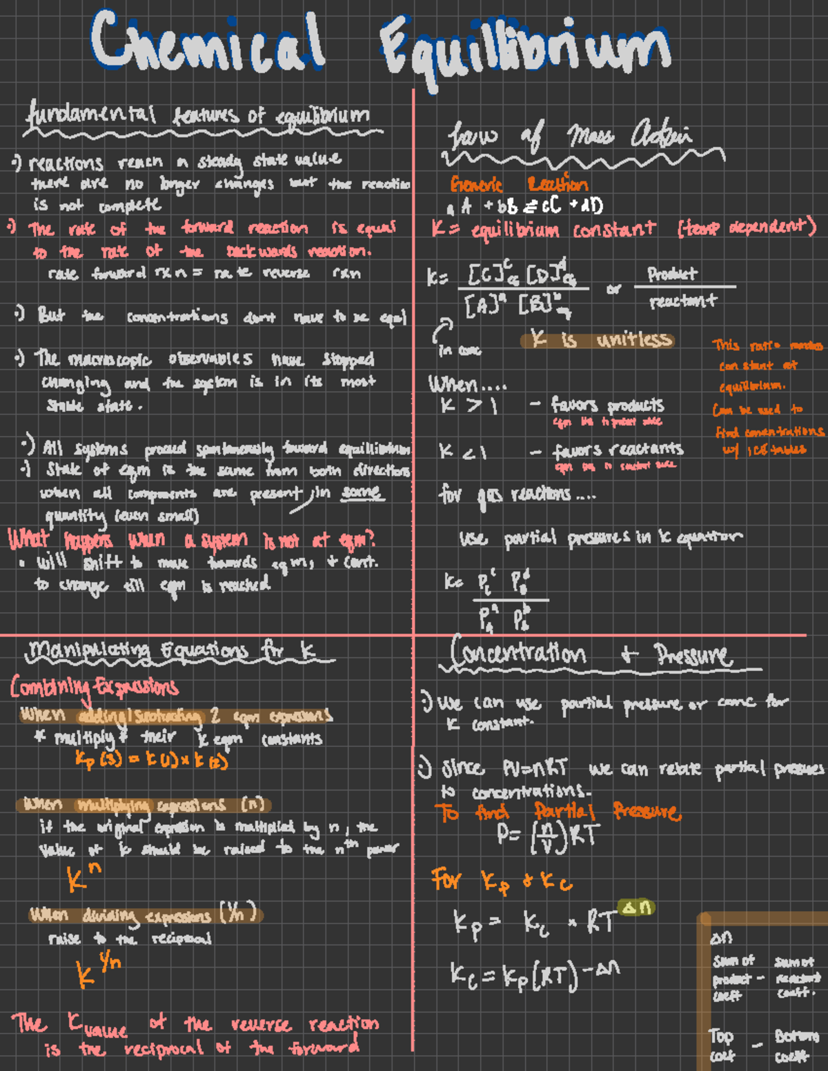 Chemical Equilibrium - Chemical Equilibrium mental features of ...