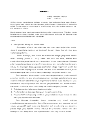 [Solved] Jelaskan the Big Five Model of Personality dan berikan contoh ...